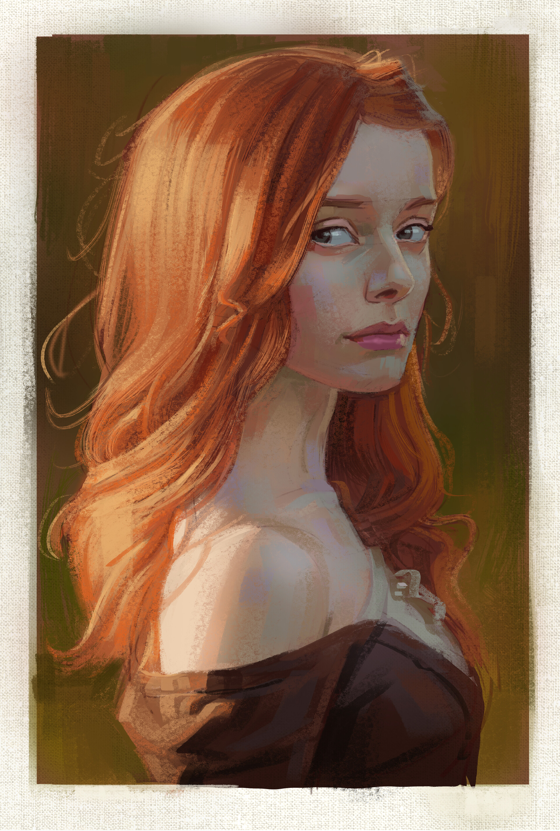 Pin up 613 : Josh Black – portaits peints – SambaBD